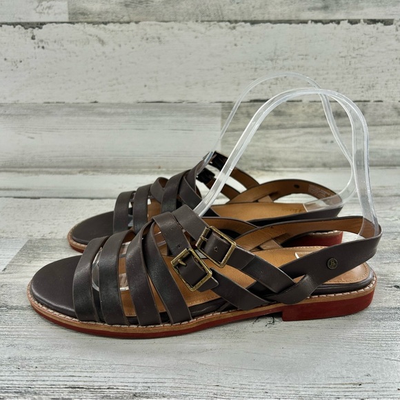 G.H. Bass & Co. | Shoes | Gh Bass Co Amidy Brown Leather Strappy ...